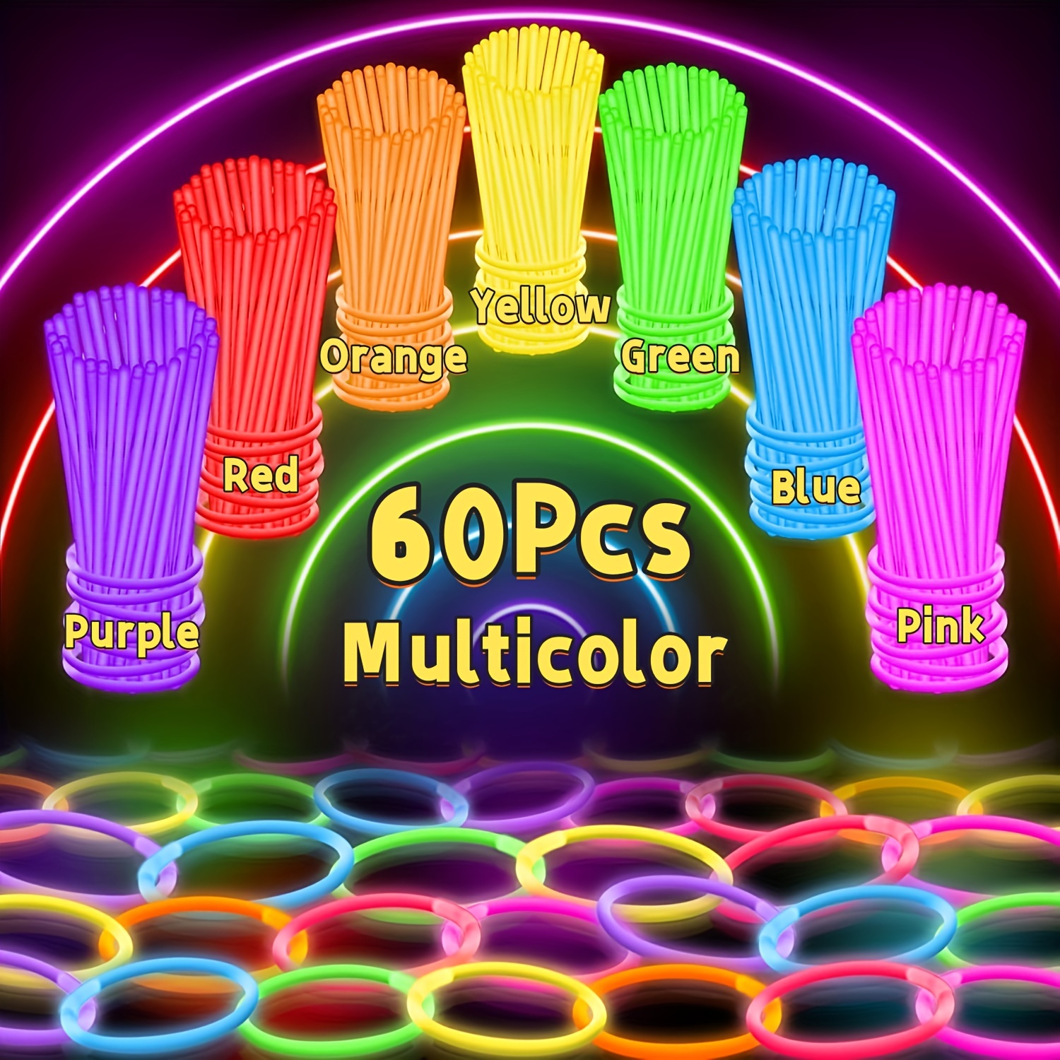 Neon glow necklaces bulk store