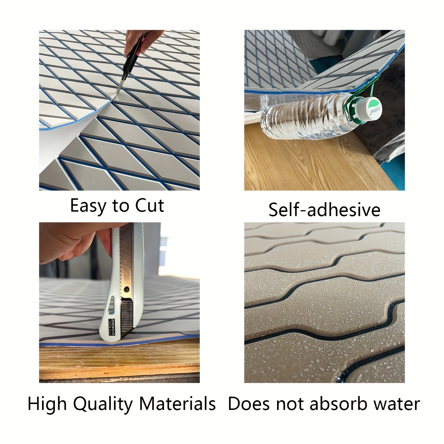 Non slip Eva Foam Decking Self adhesive Marine Mat Boats Rvs - Temu