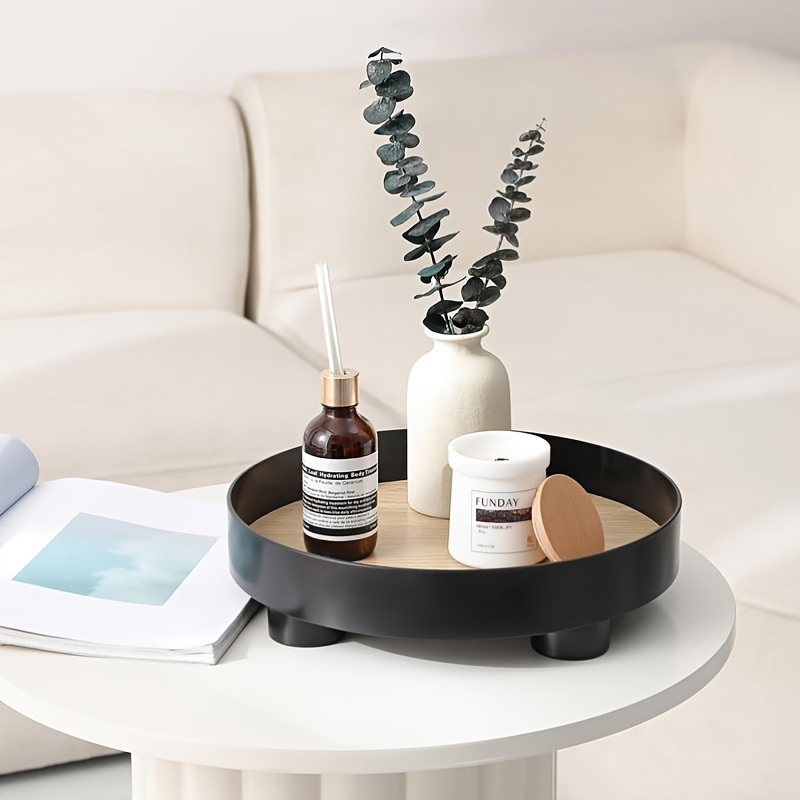 Black decorative tray for coffee table store