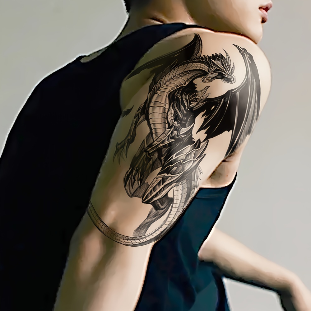 Dragon Tattoo Back Piece