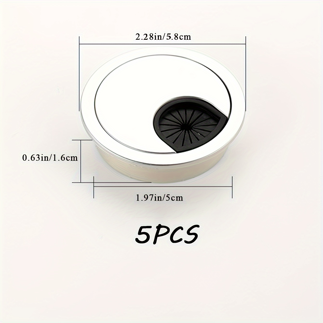 5 Computer Desk Cable Management Box Silver Hole: Computer - Temu
