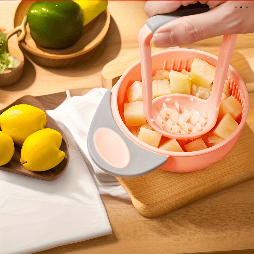 Plastic Baby Food Masher Set 1set Infant Fruit Vegetable - Temu