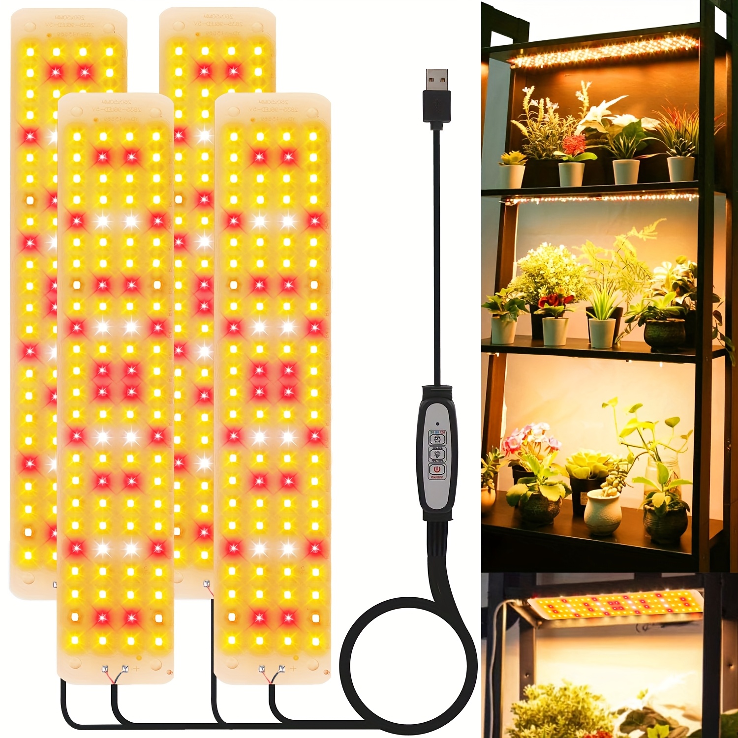 led grow lights sold on Temu Australia