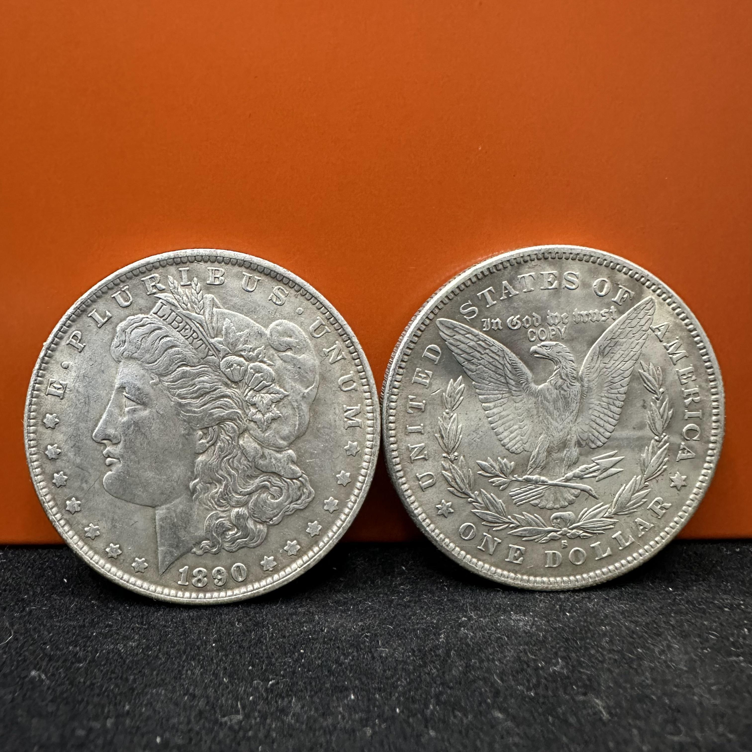 Vintage 1890 Usa Morgan Replica Coins Perfect Collectors - Temu