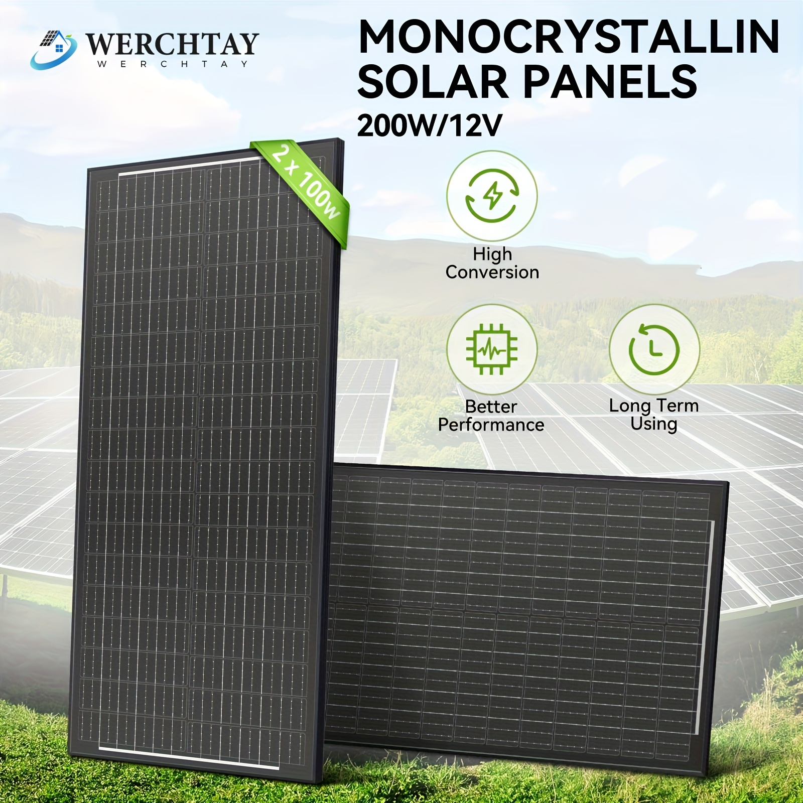 solar panels sold on Temu United States