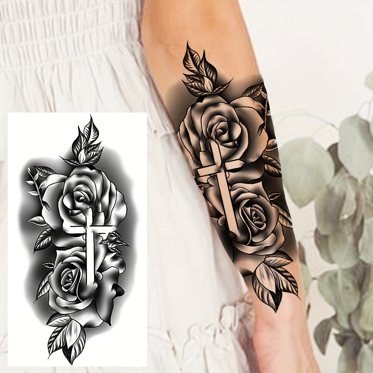 Rose birth flower tattoo - Bronctattooaus.com