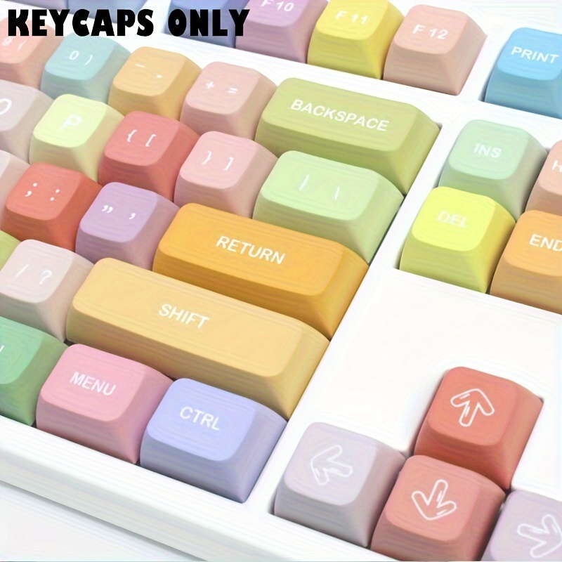 Teddy Bear 133 Keys Pbt Keycaps Xda Profile Heights Five - Temu