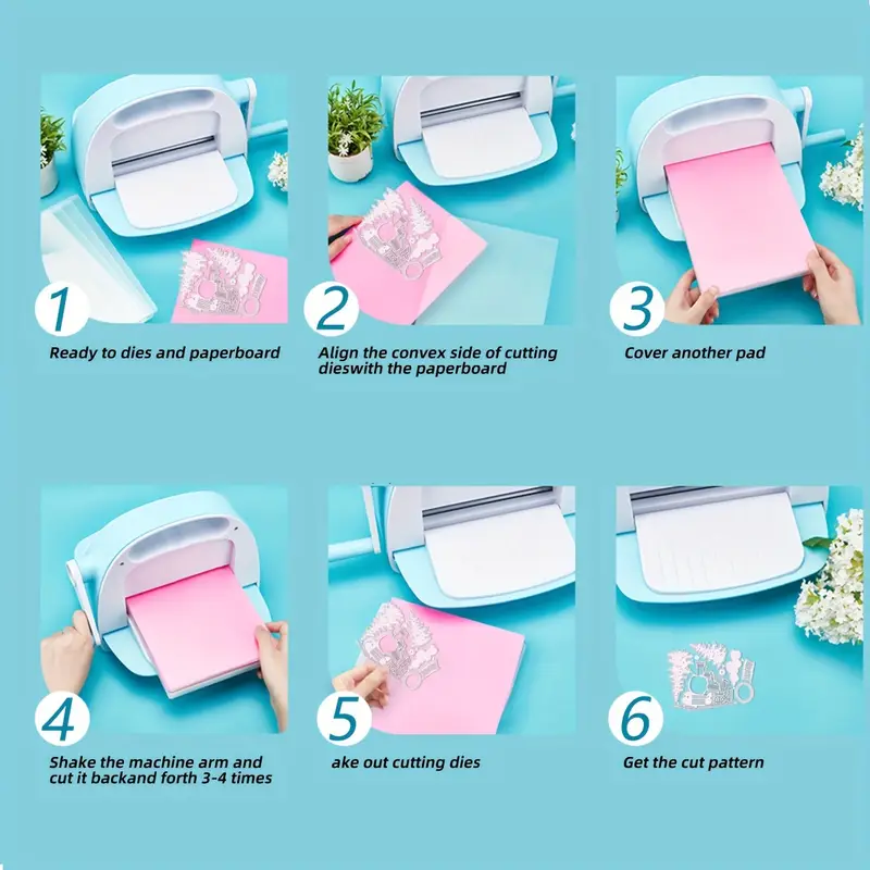 Diy 스크랩북 카드 만들기 및 종이 공예용 기차 소나무 금속 커팅 다이 다용도 엠보싱 도구 Temu