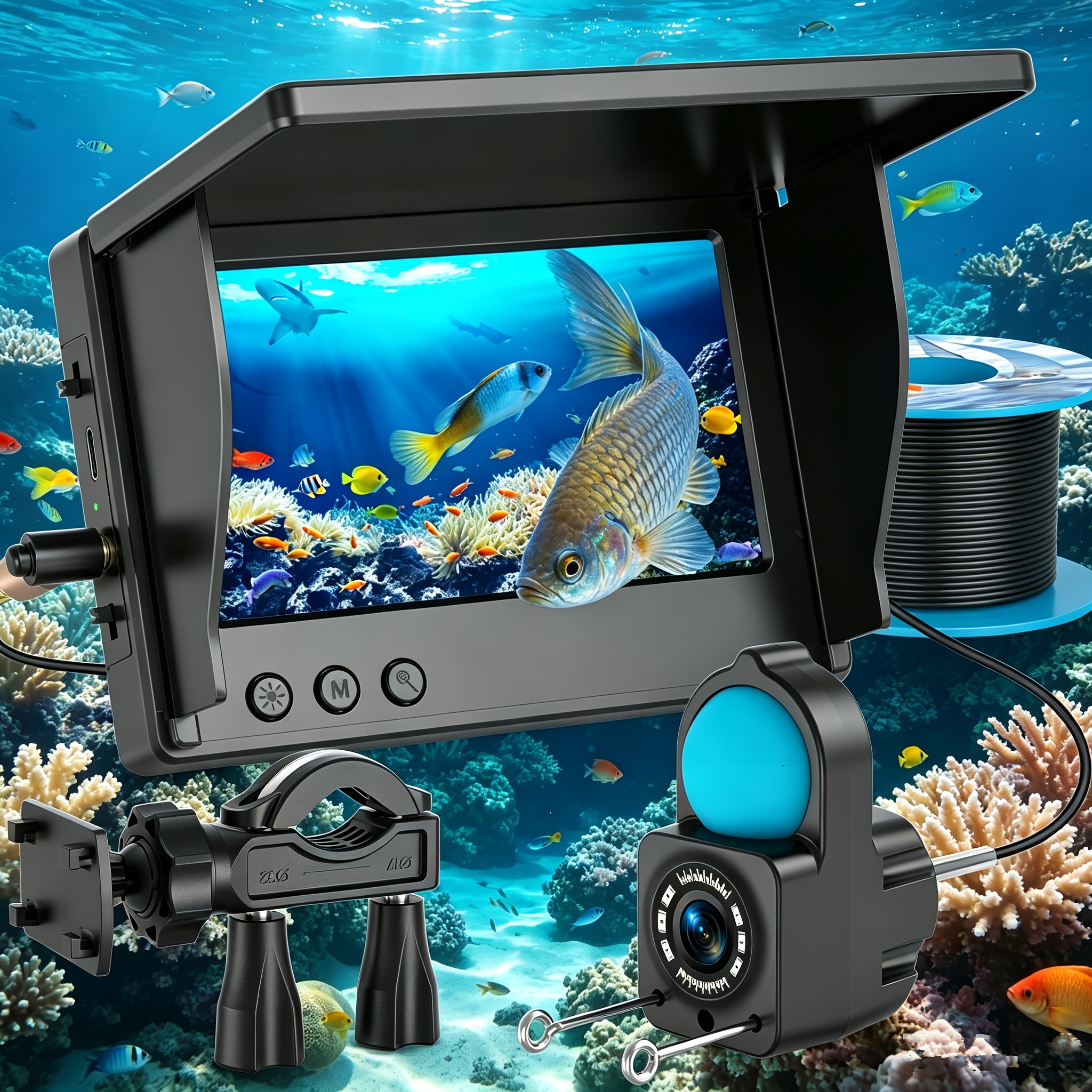 fish finders sonar sold on Temu United States