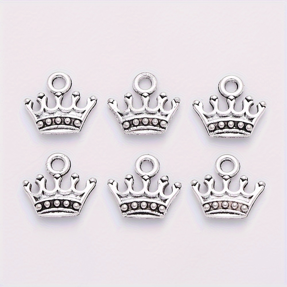 Diy Premium Crown Alloy Vintage Pendants Multicolor Crown - Temu United ...