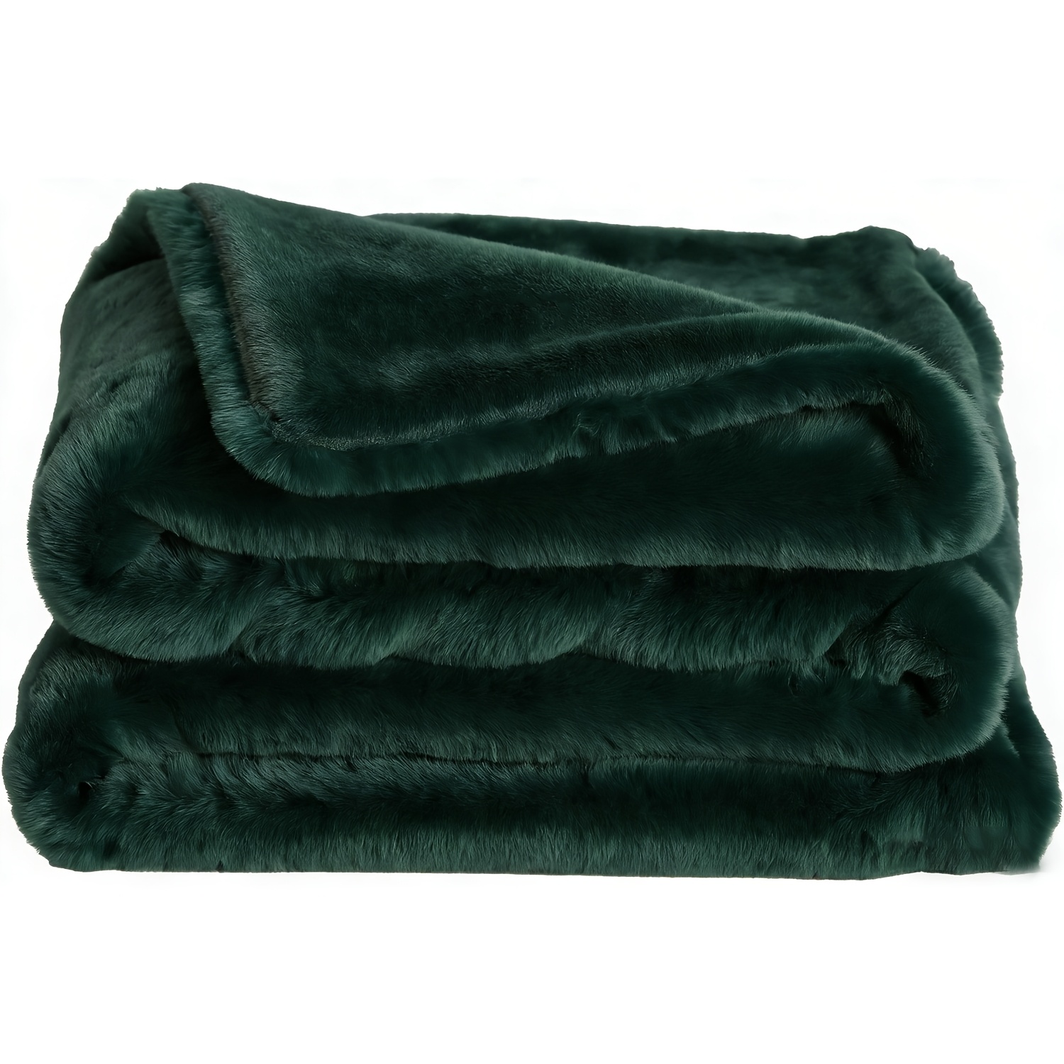 dark green blanket sold on Temu United States