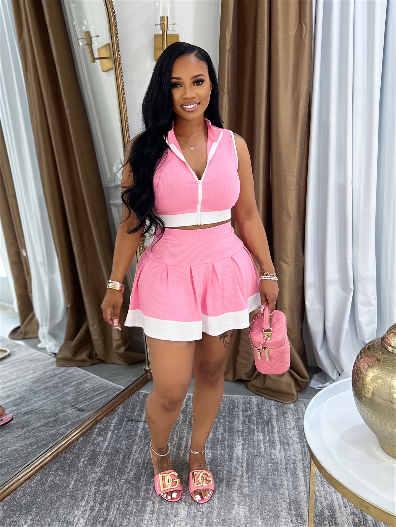 women two piece outfits sold on Temu United States
