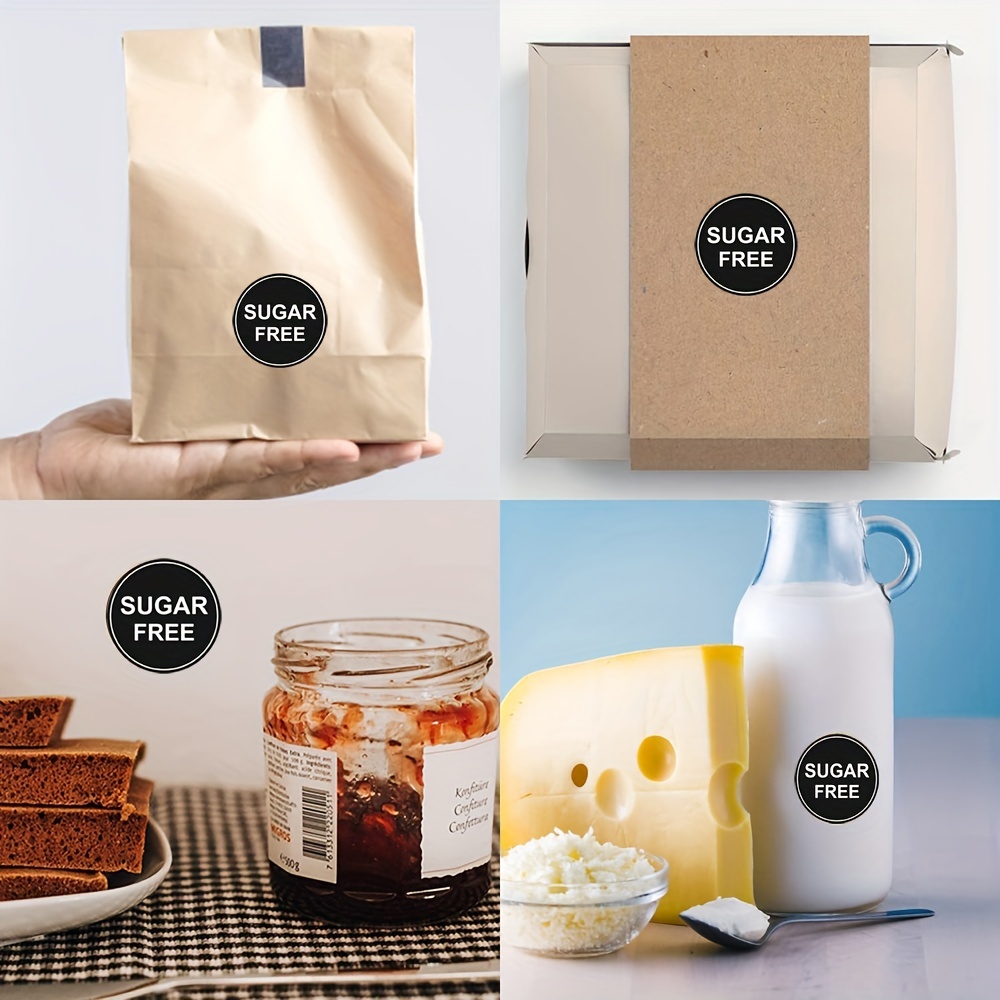 Stickers Round Self Paper Labels Glossy - Temu