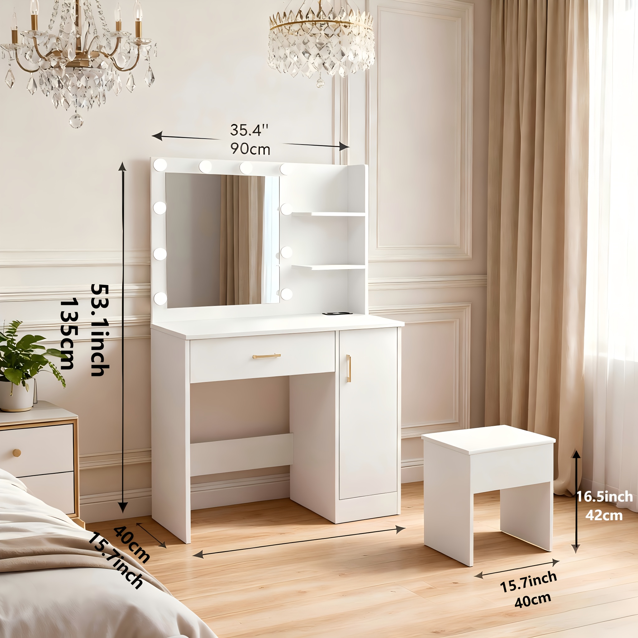 vanities sold on Temu United States