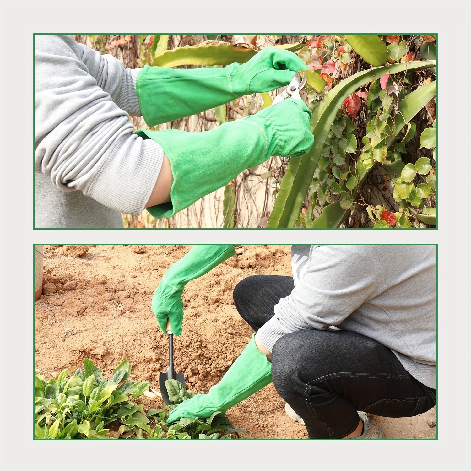 Ladies Thorn Proof Gardening Gloves Long Heavy Duty - Temu