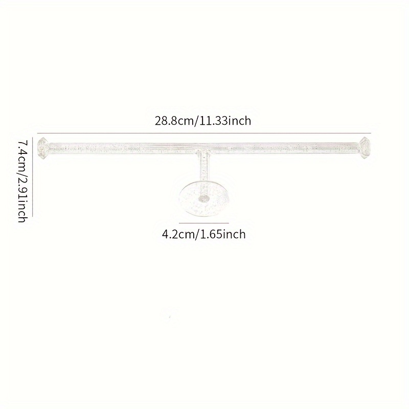 Multifunctional Household Transparent Storage Hook Hair Hoop - Temu Canada