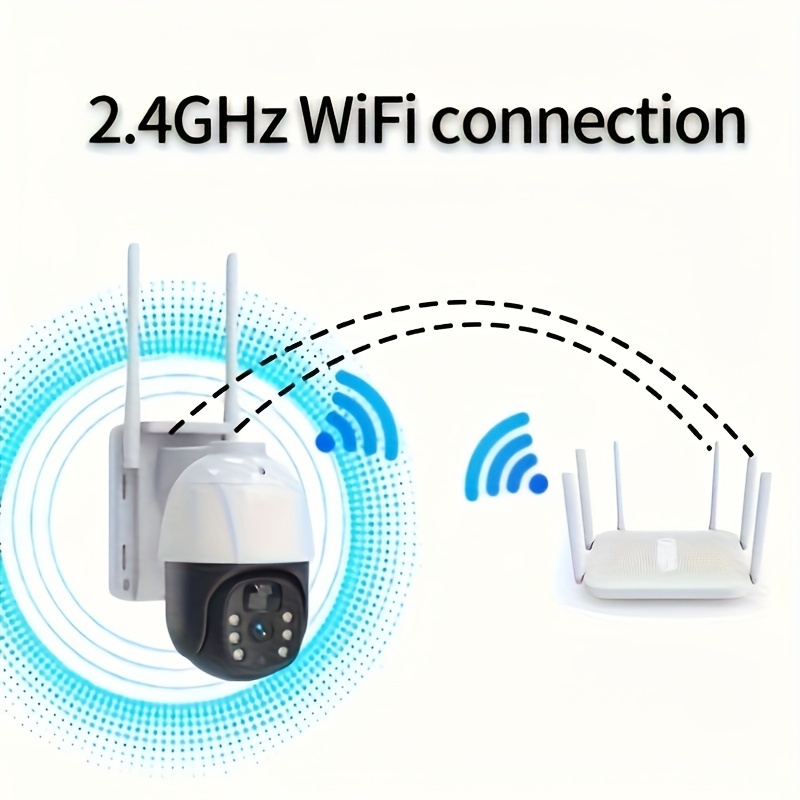 White Black Combination Set Outdoor Wireless Security Camera - Temu