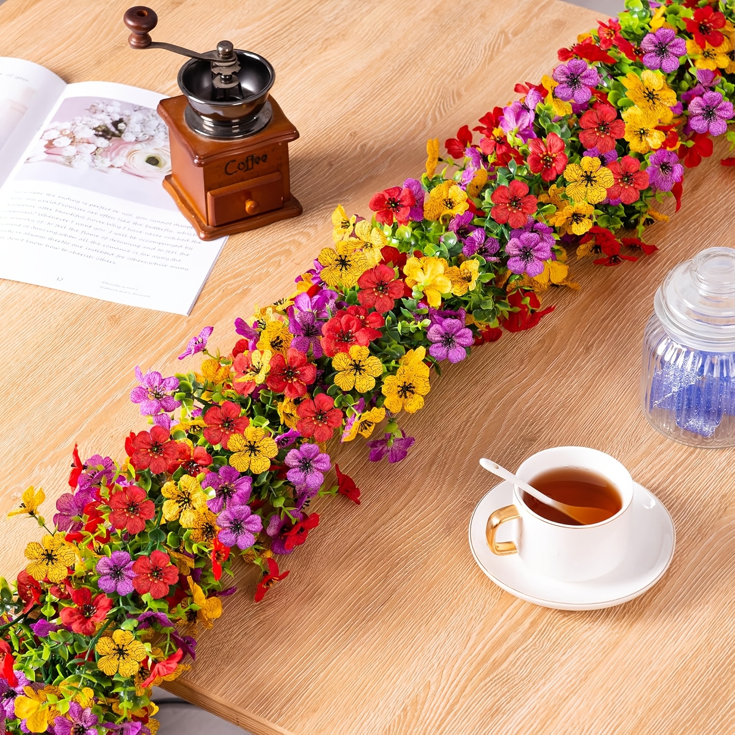 flowers decoration sold on Temu United States