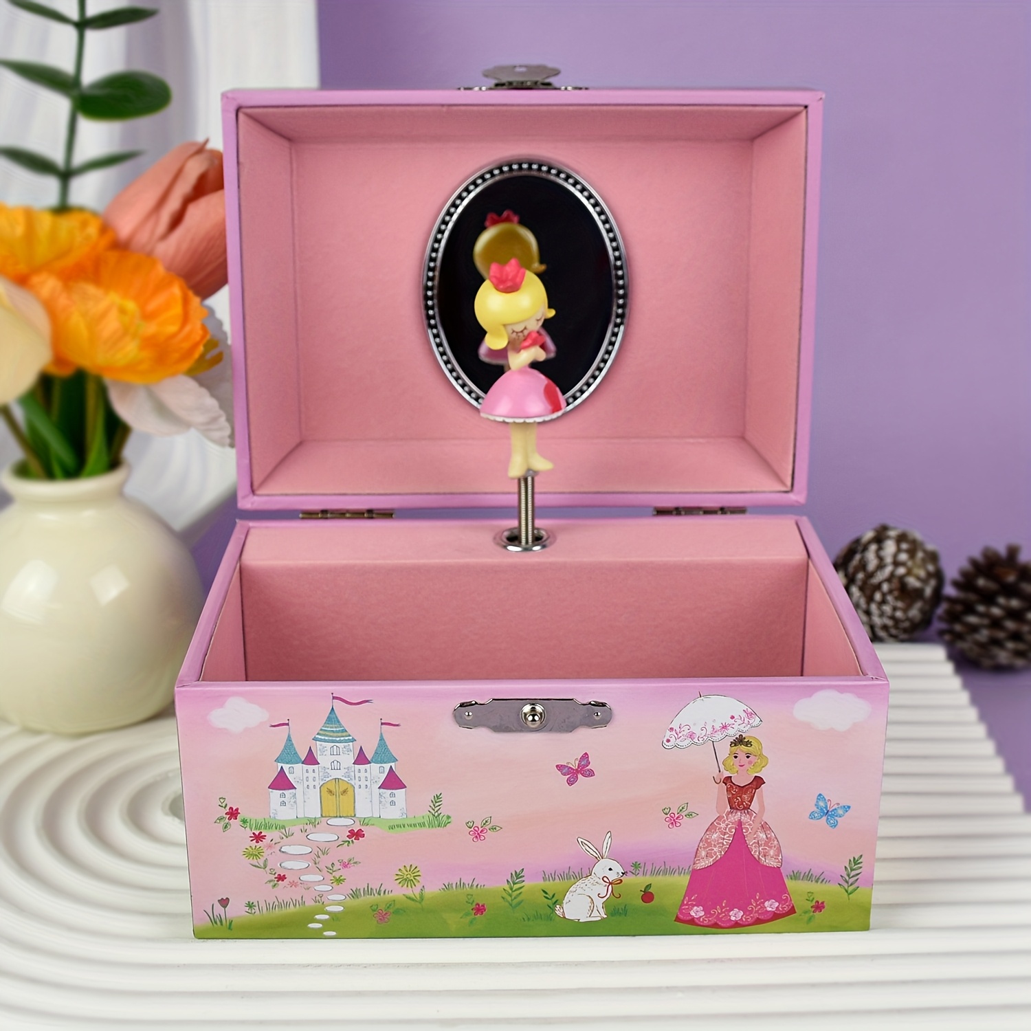 music boxes for little girls sold on Temu United States