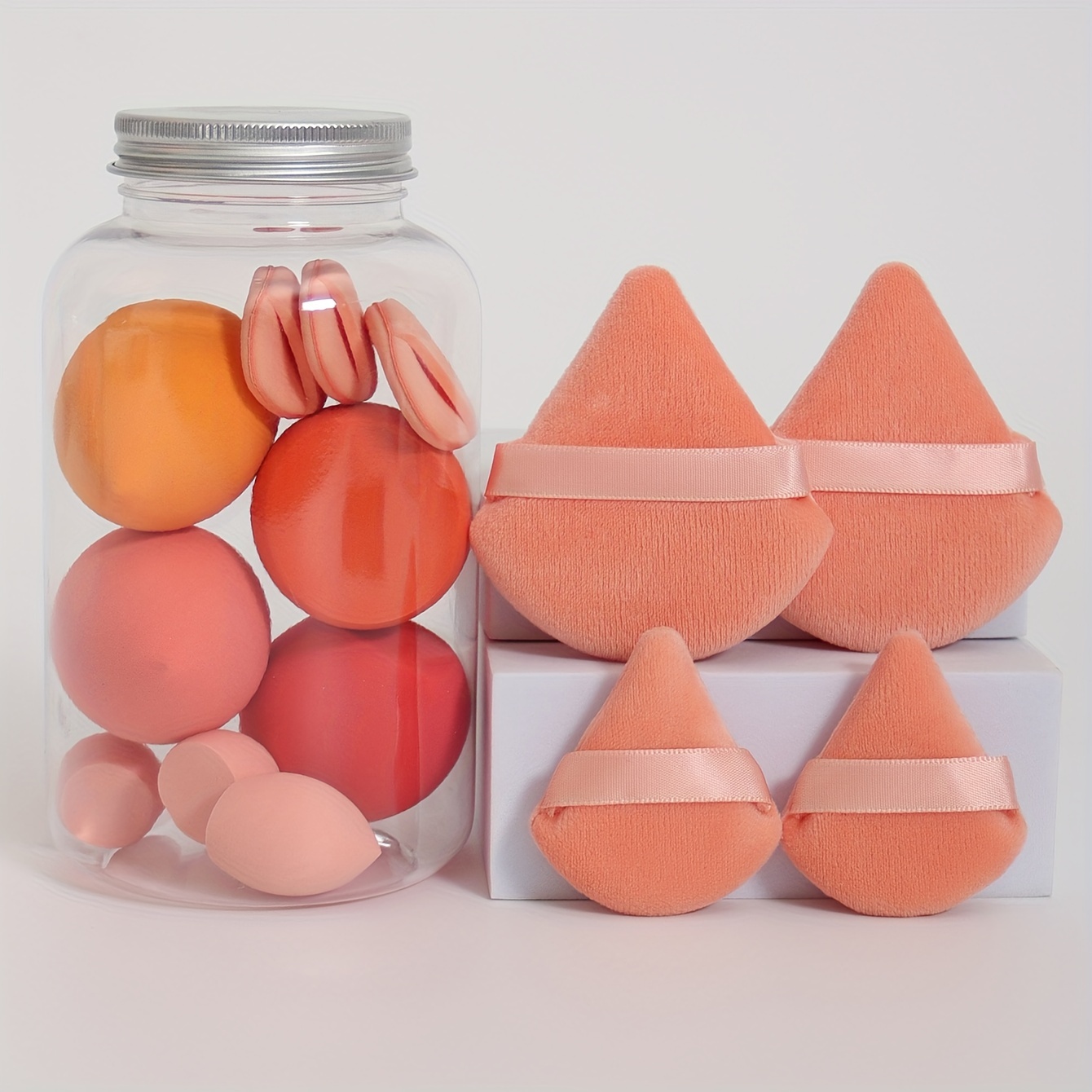 Makeup Blender Set: Latex Sponges Puffs Flawless - Temu