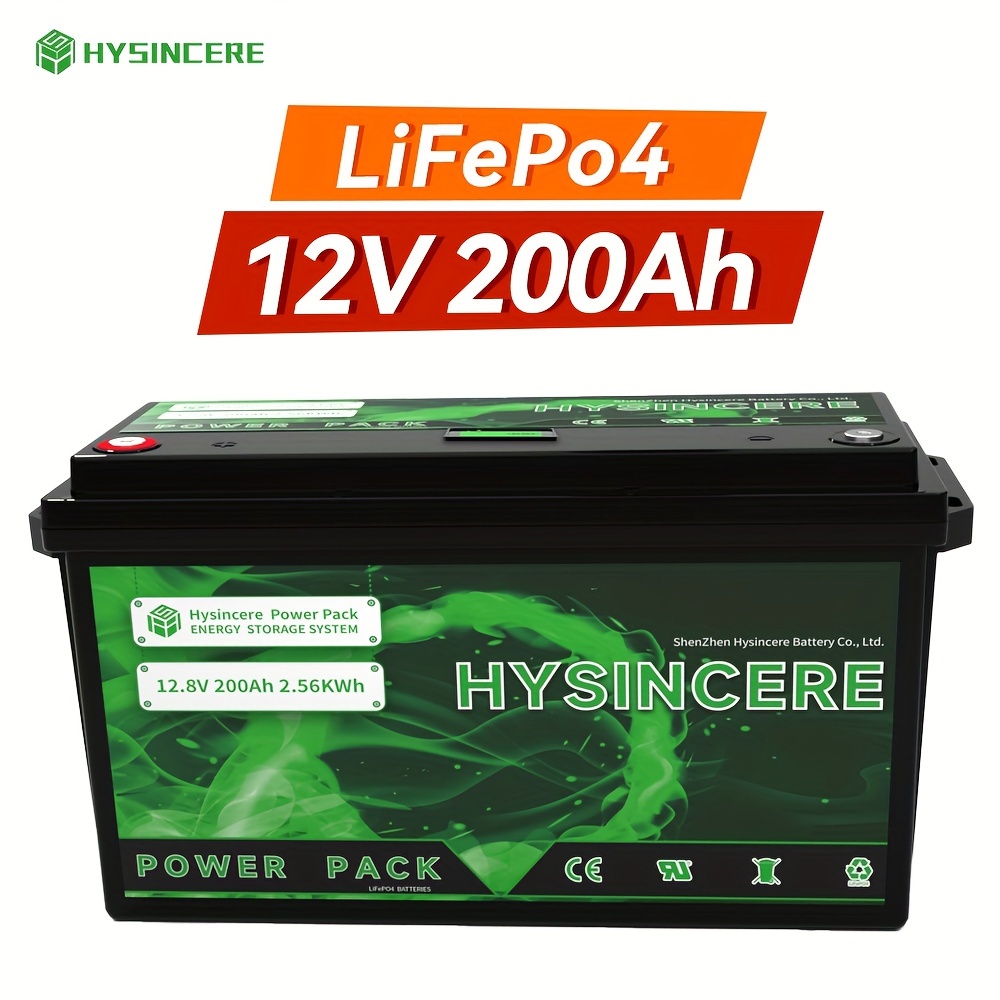 12v 200ah Lithium Battery 4 Solar Battery - Temu