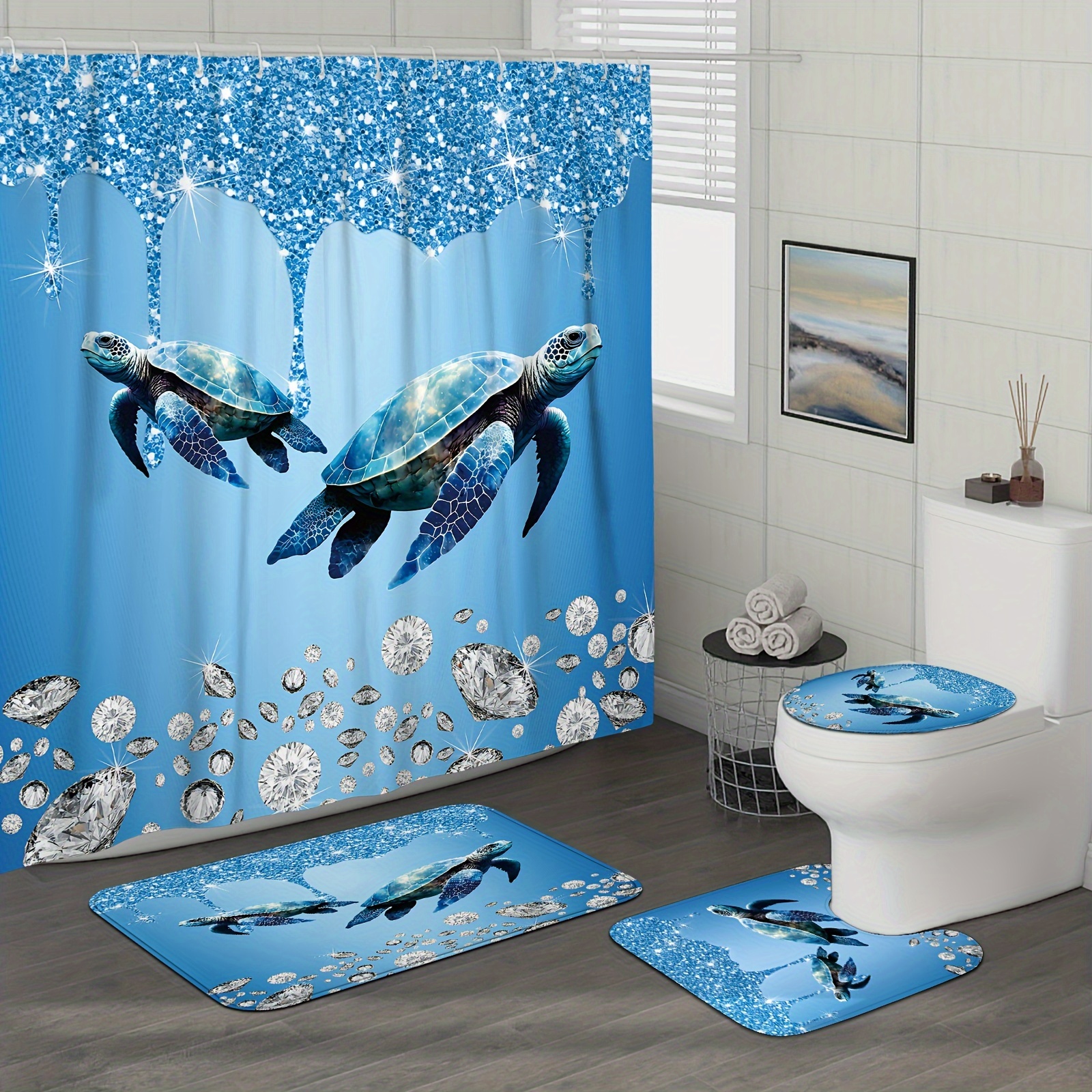 Classic Turtle Bathroom Decor Sea Turtle Bathroom Decor Sold On Temu