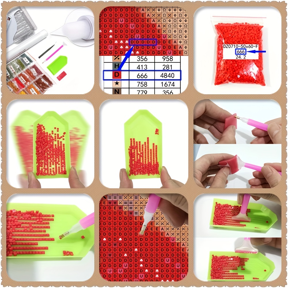 Cute Deer Diamond Painting Kit 5.9x5.9" - Beginner Friendly, Acrylic ...