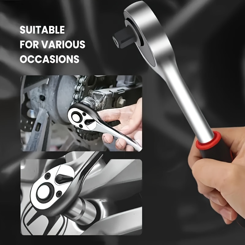 1 4 3 8 1 2 inch Ratchet Wrench 24 Teeth Extending Telescopic Ratchet Socket Wrench Tool Plate Ratchet Handle Wrench Tools