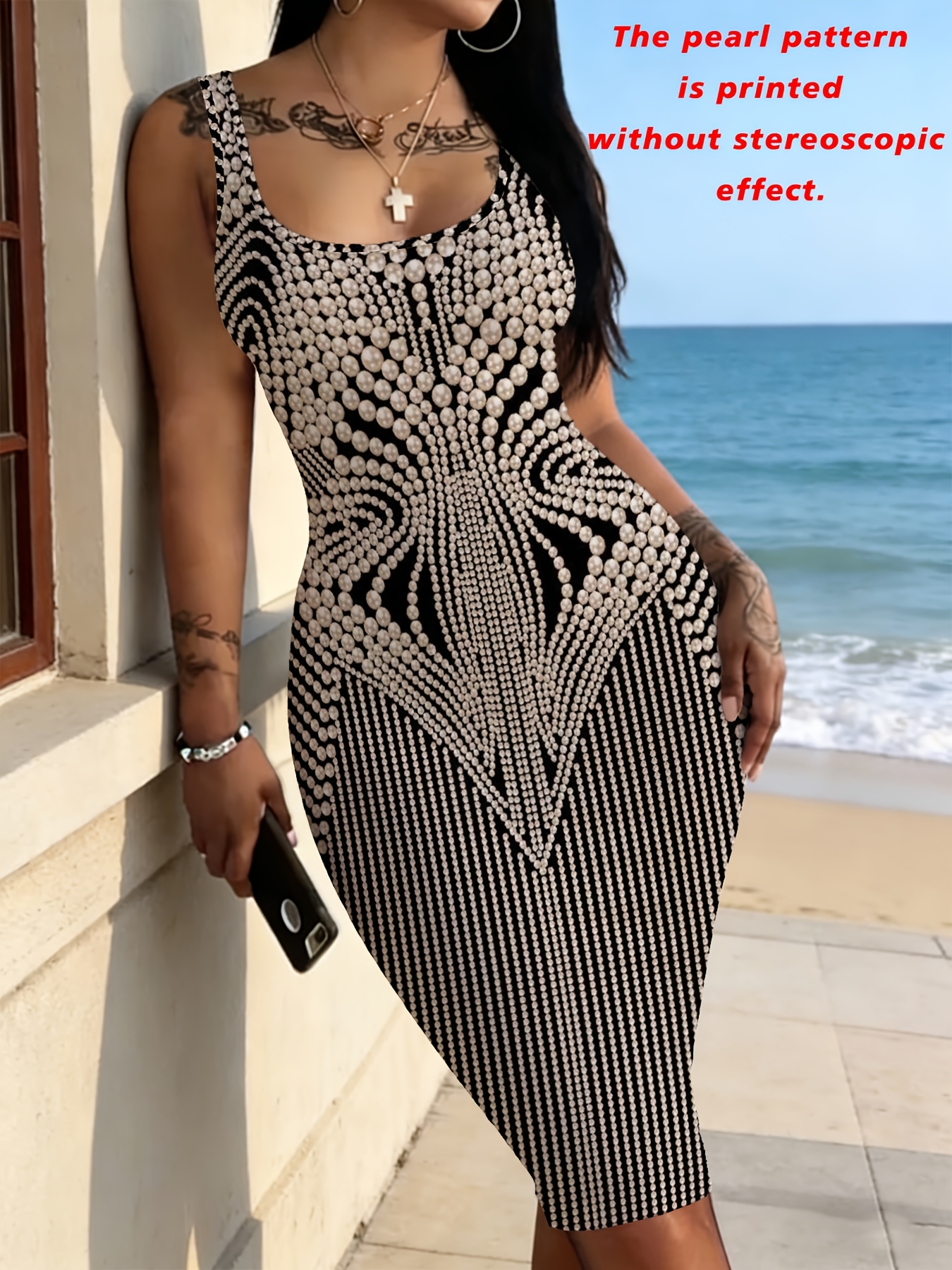 pearl dress sold on Temu United States