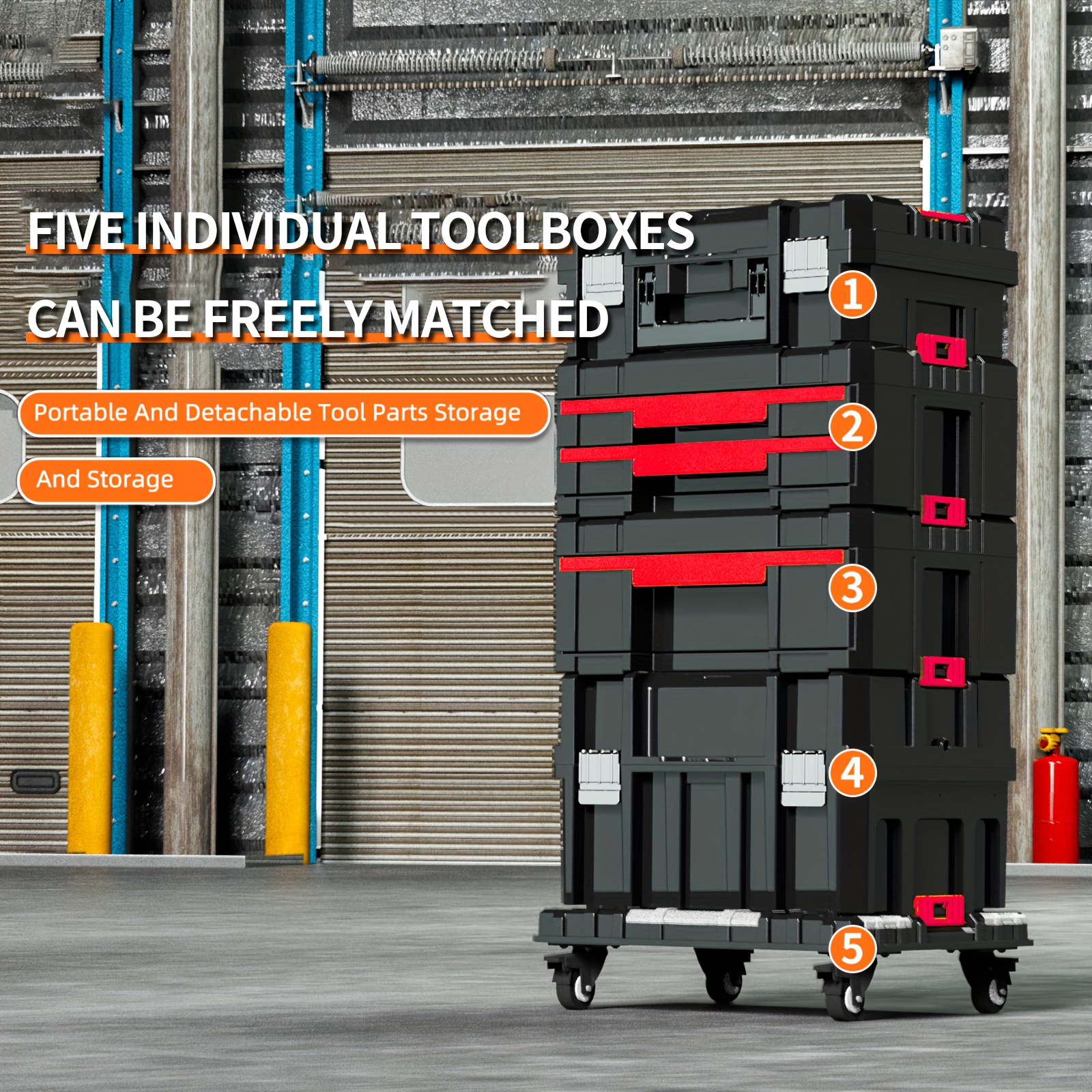 tool boxes sold on Temu United States