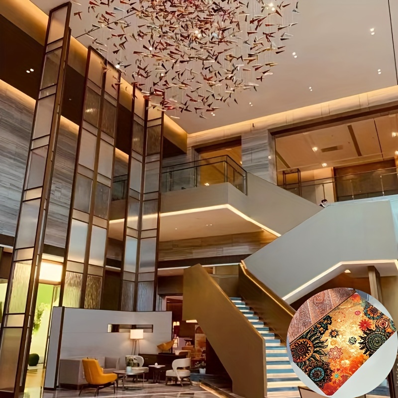 Embellish Rooms Boho Retro Style Area Rug Machine Washable - Temu Australia