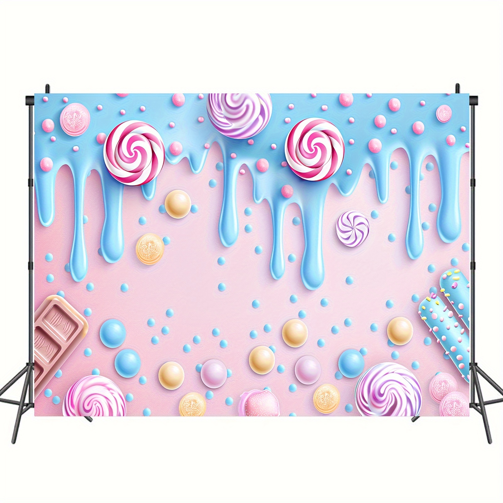 Candyland Backdrop Fairytale Shower Birthday Party - Temu