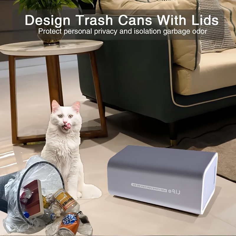 Plastic Trash Lid Press type Trash Waste Paper Storage - Temu