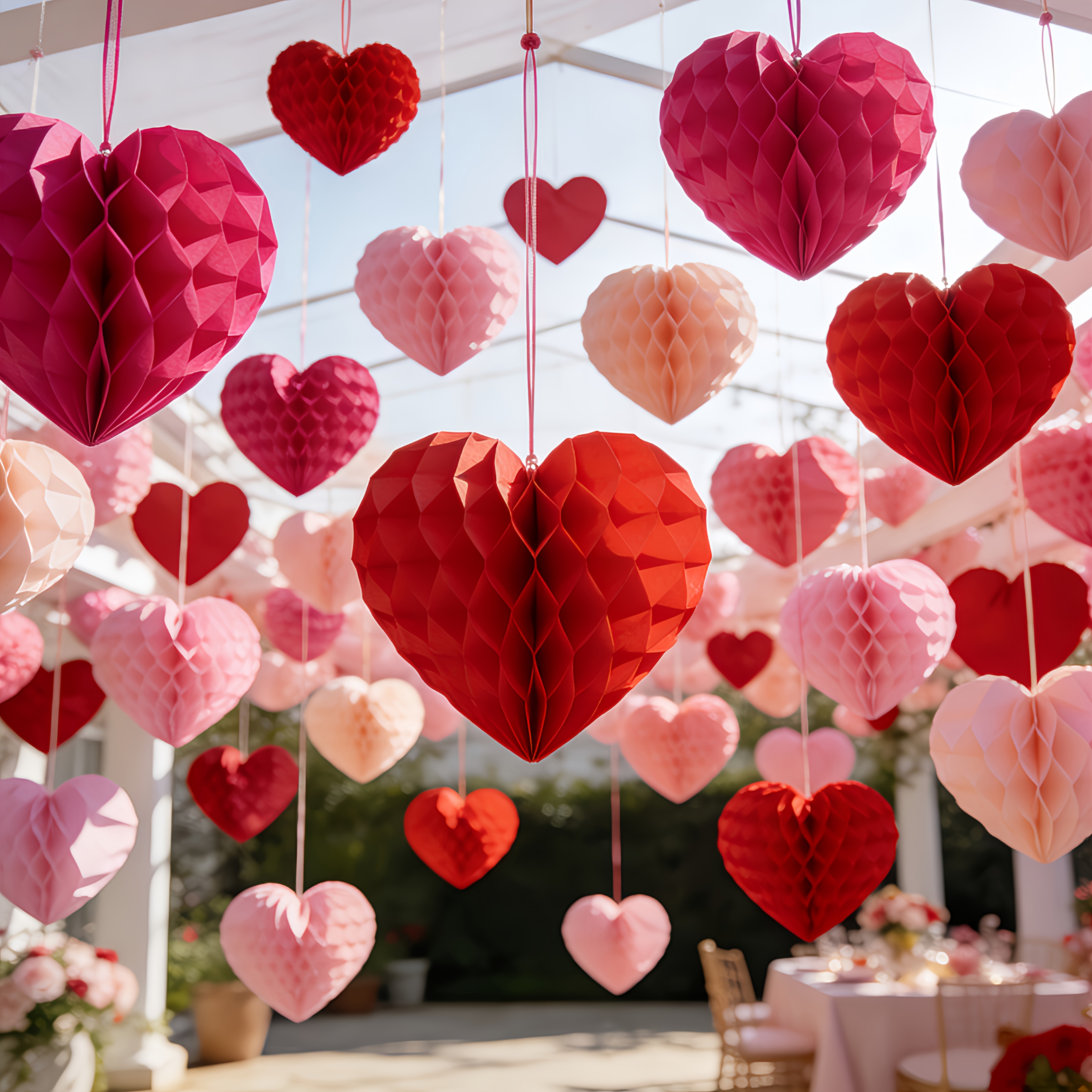 valentines day decorations sold on Temu United States
