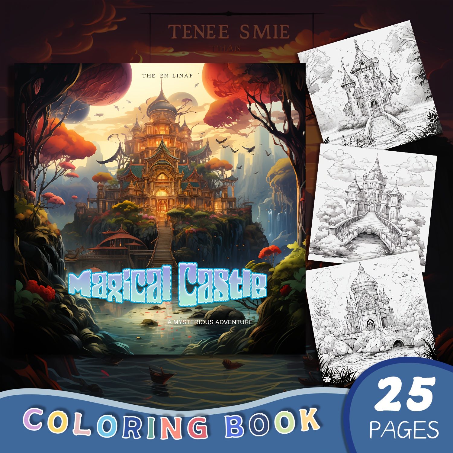 Coloring Book 25 Thick Pages - Temu