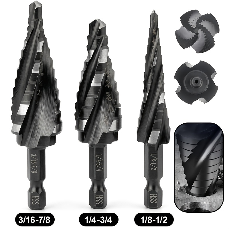 step drill bit sold on Temu United States