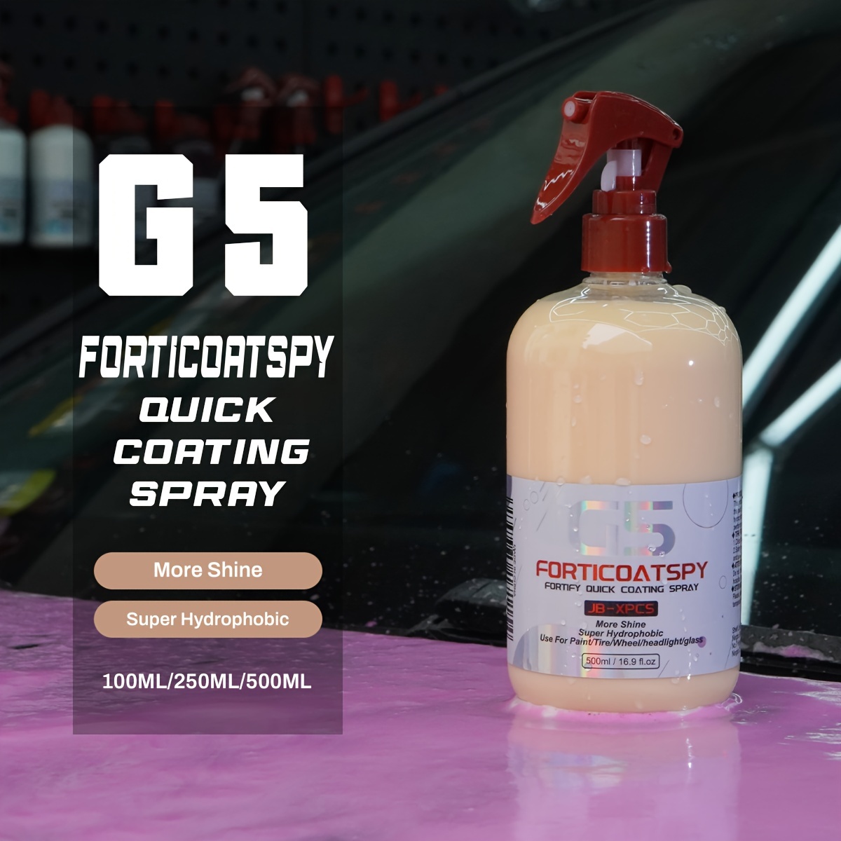 Jb xpcs Quick Coating Spray Nano Car Paint Crystal Sealant - Temu United Kingdom