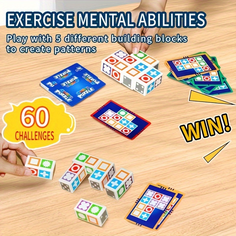 Kids Matching Puzzle Game Set Abs Stacking Sorting Toy - Temu United