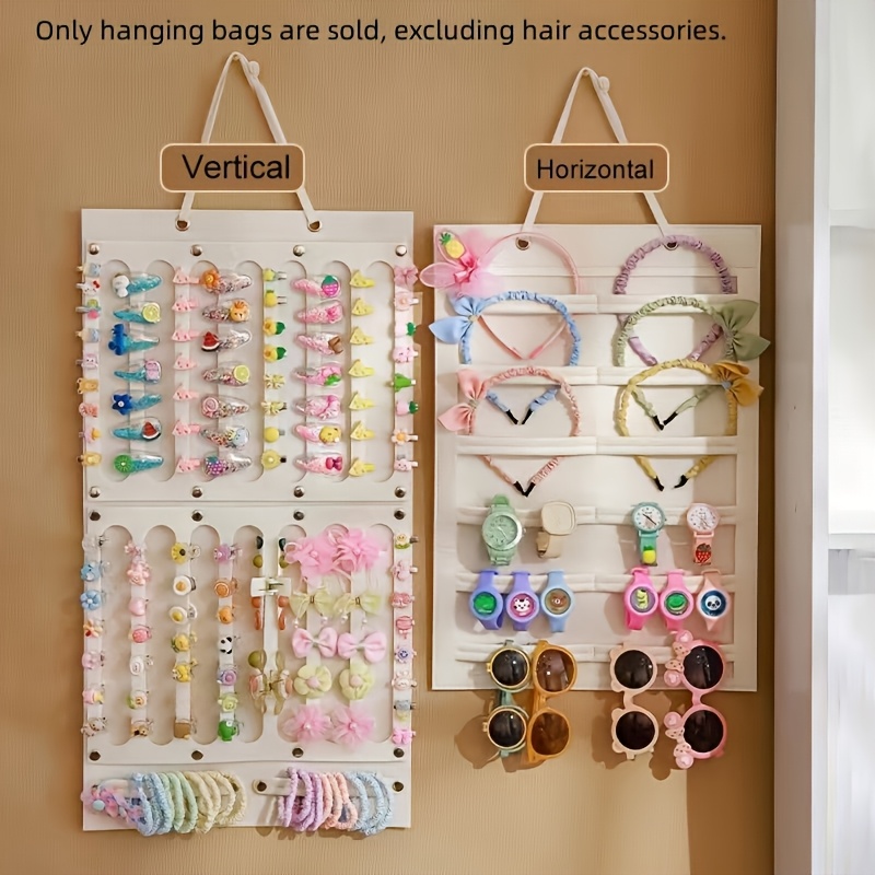 organize little girl s hair accessories wall mounted storage Temu