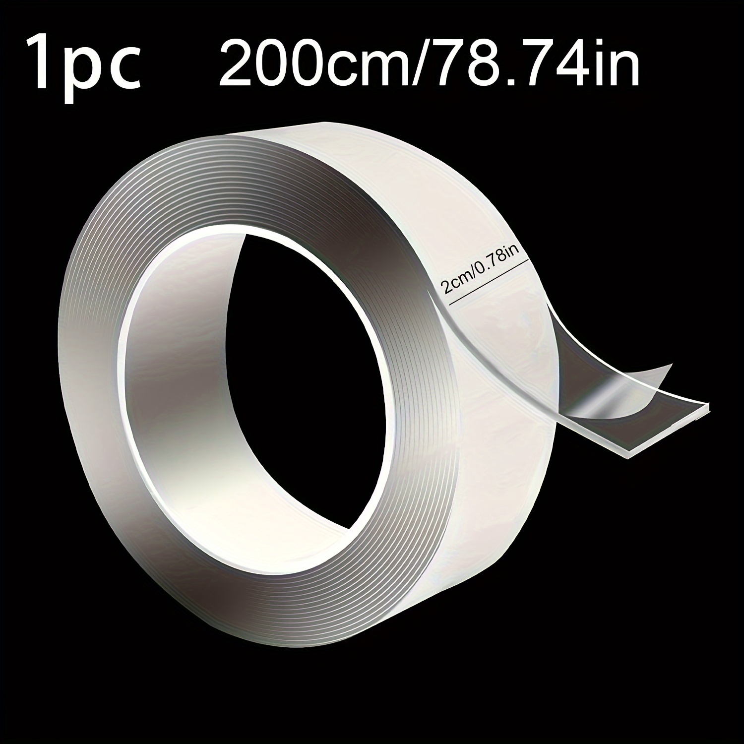 Water-resistant Double-sided Nano Tape, Reusable Transparent For ...