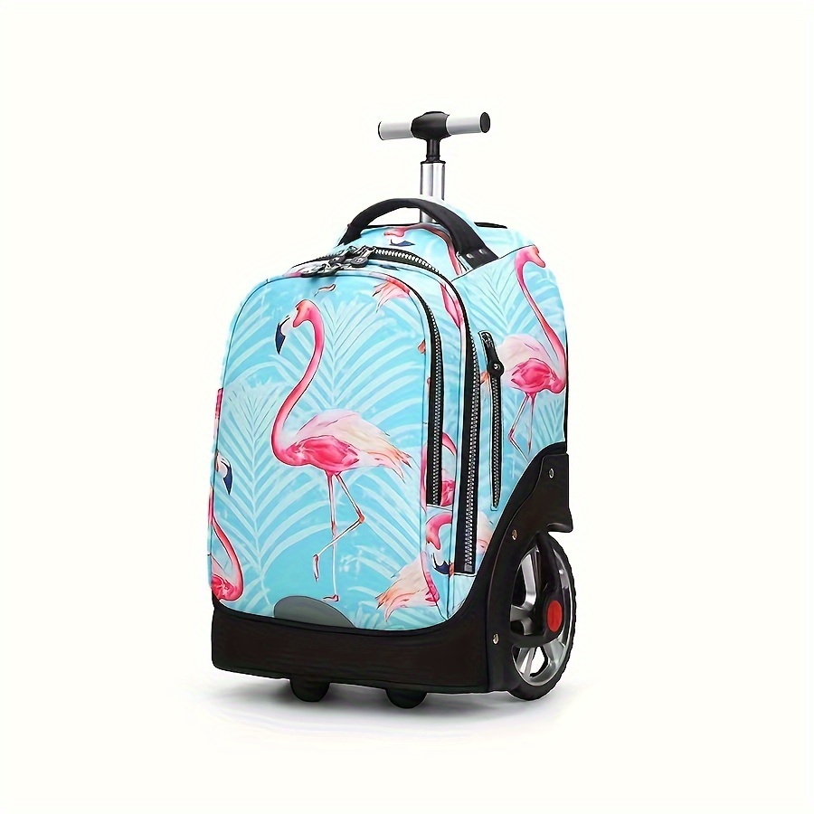 1pc trolley school bag with large wheels large capacity water repellent ...