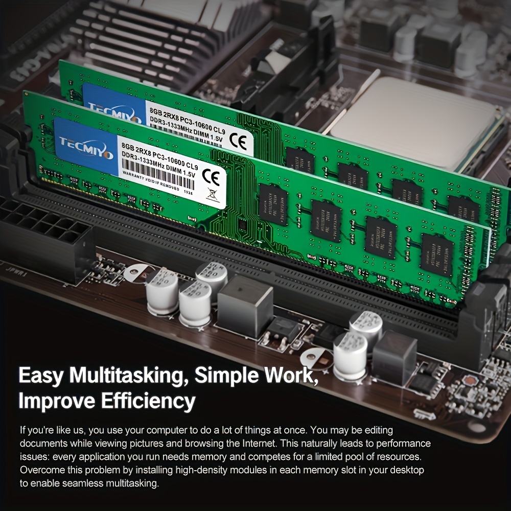 Tecmiyo Ddr /ddr3 1333 Mhz Udimm Desktop Ram Memory Module - Temu Bahrain