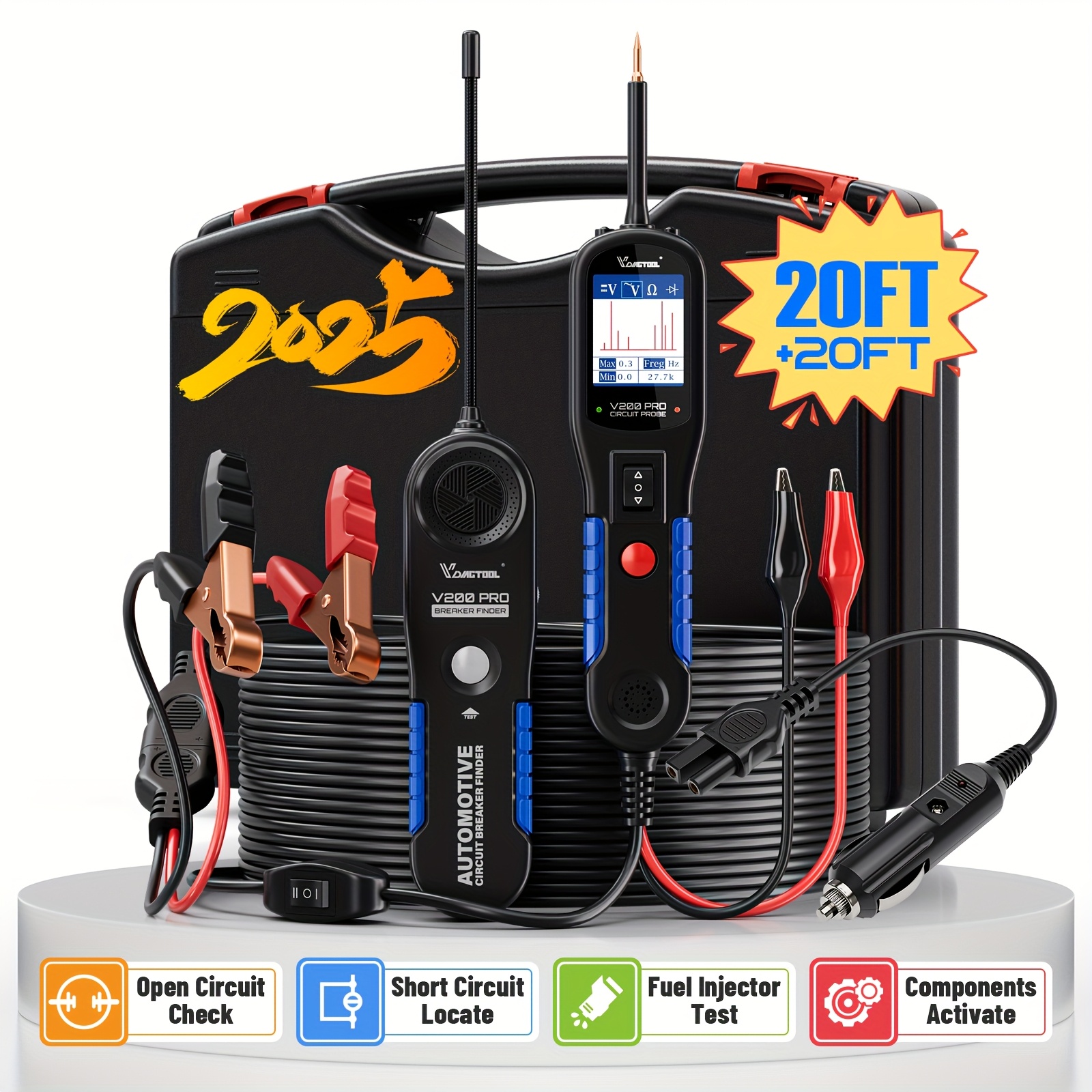 Load Pro Tester Tester Circuit 6-24V DC Test Light Short Circuit ...