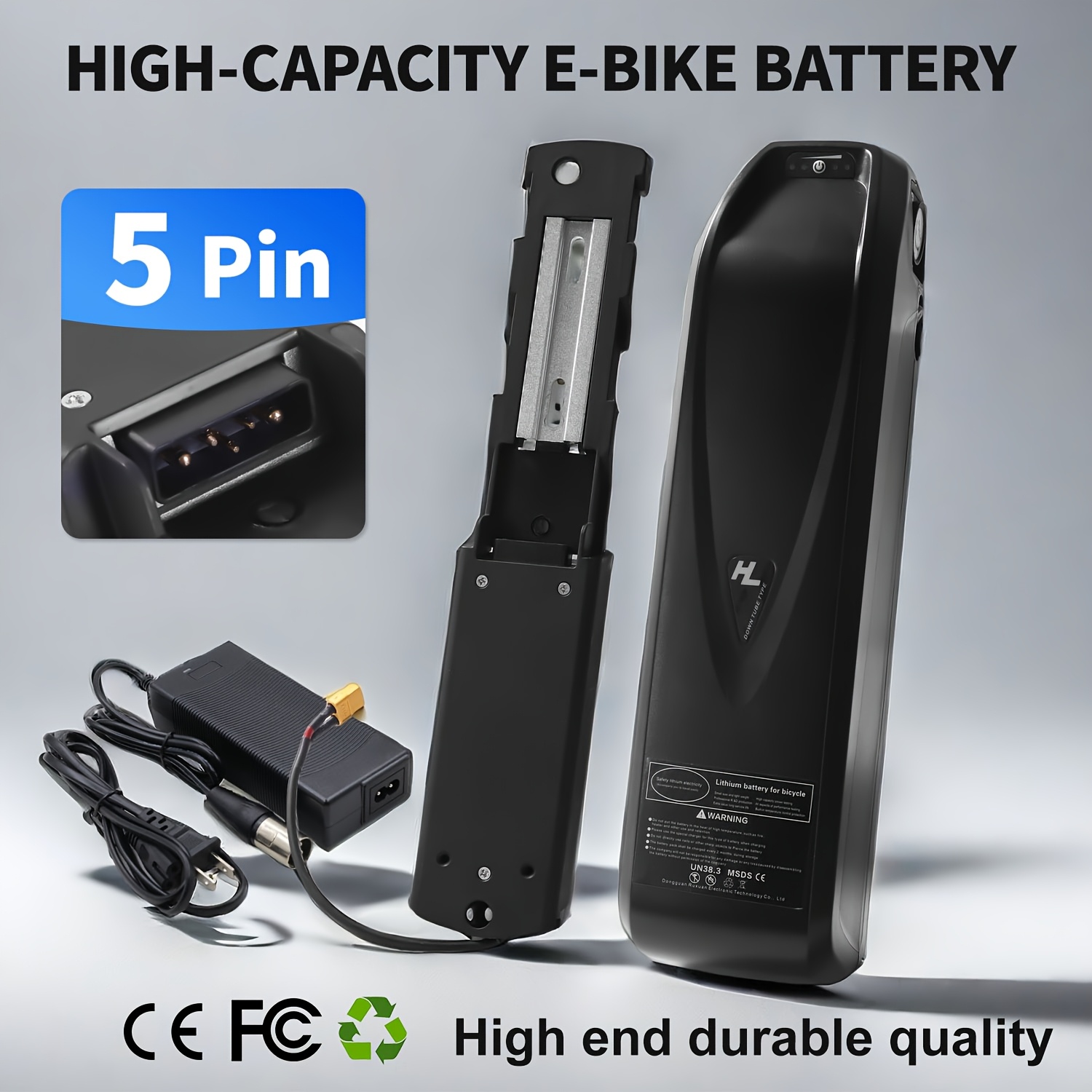 battery for electric bike sold on Temu United States