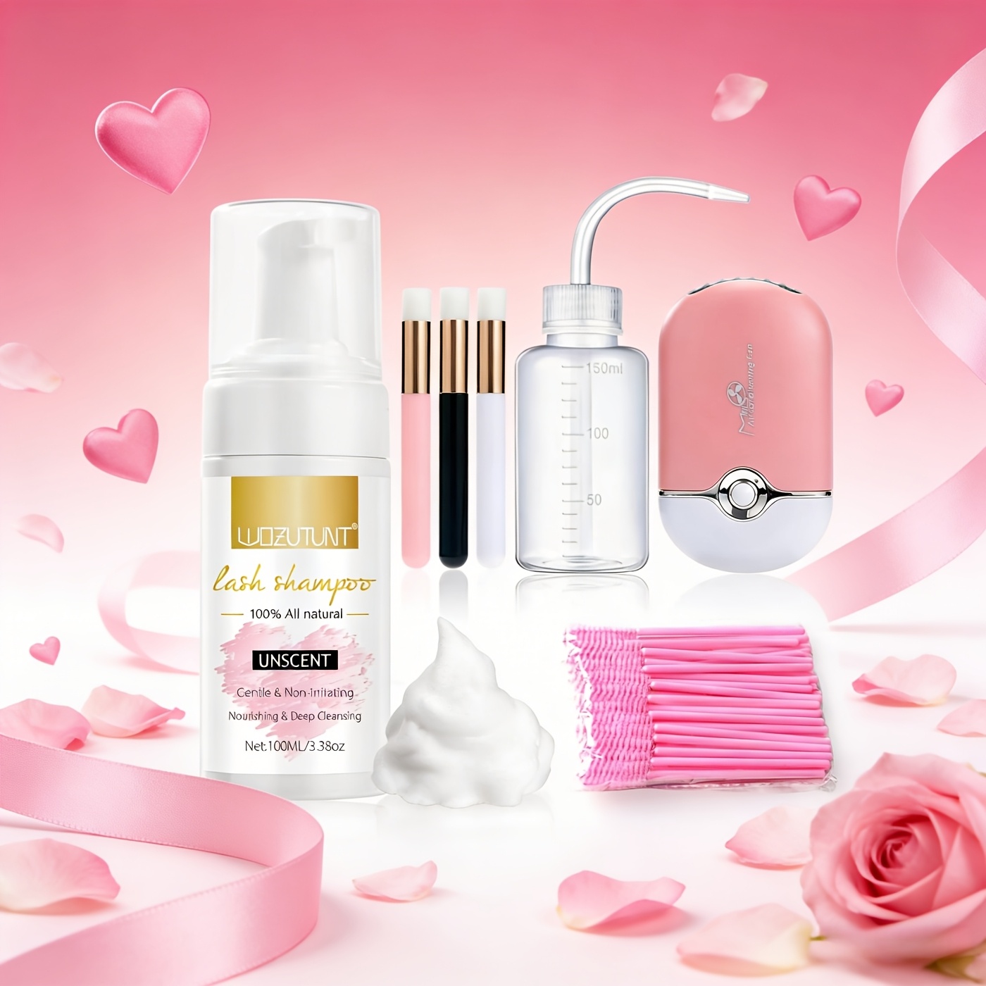 eyelash care sold on Temu United States