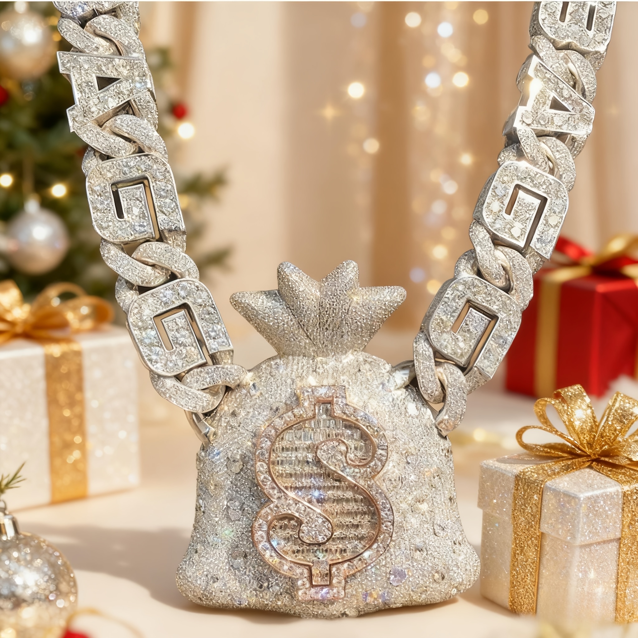 ice chain sold on Temu United States