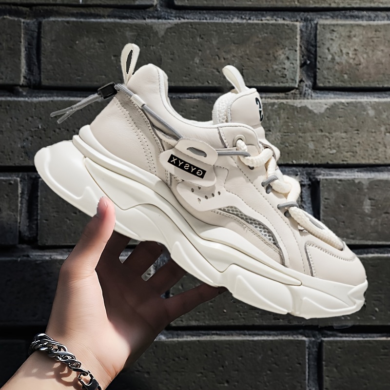 Chunky Shoes Men s Solid Comfy Non Slip Old School Style - Temu Australia