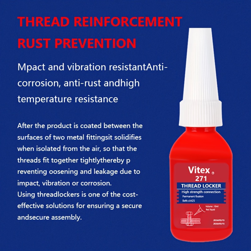 271 High Strength Thread Locker Adhesive Metal Screw - Temu Australia