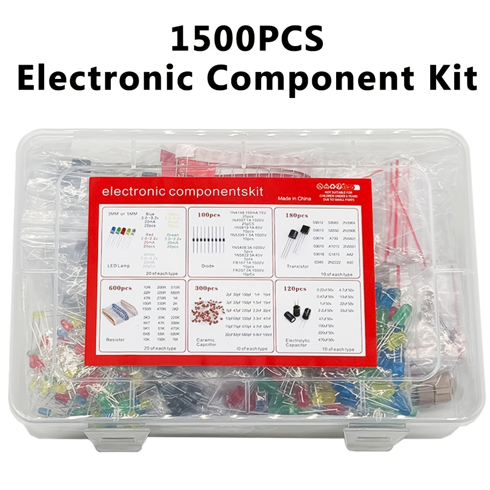 electronic component kit sold on Temu United States