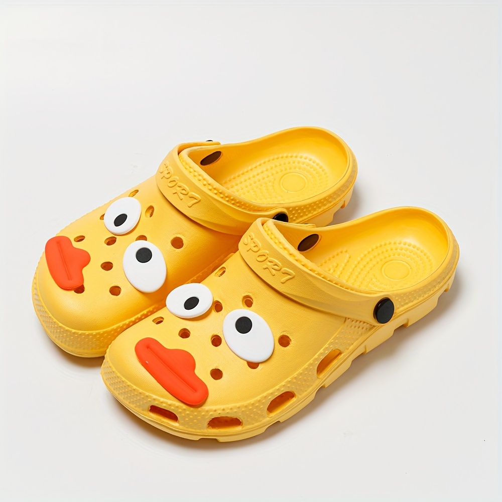 Outdoor Solid Color Hole Shoes Breathable Comfortable Round - Temu Canada